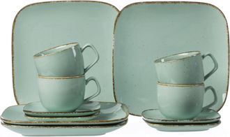 Ritzenhoff & Breker Kaffeeservice Casa, 12-teilig, Blau, 33 x 33 x 18 cm