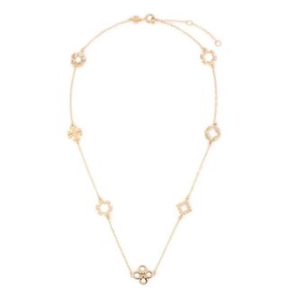 Tory Burch Vergissmeinnicht-Halskette - - Accessories - Damen - Gelb - ONE SIZE