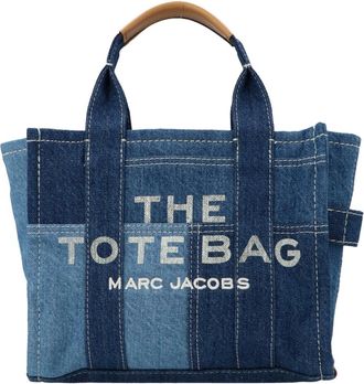 Marc Jacobs Femme, Sacs, Bleu, Taille: ONE Size Traveler Mini Denim Shopping Bag