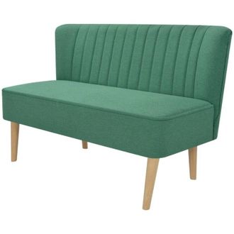 vidaXL Canap&eacute; 117x55,5x77 cm Tissu Vert