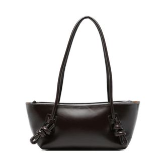 Hereu Braune Kalbsleder-Top-Handle-Tasche - - Bags - Damen - Braun - ONE SIZE