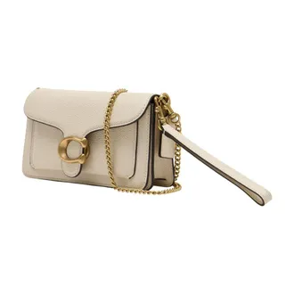 Coach Womens Crossbody Bag White Calfskin