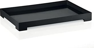 Guzzini Icons ESSENCE, L Tablett - Schwarz, 46x32xh5 cm - 19780010