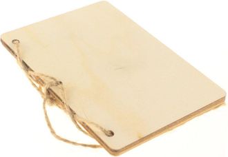 BESPORTBLE 4 St&uuml;ck Rustikales Ehegel&uuml;bdebuch aus Kraftpapier mit Holzeinband und Juteschnur Hochzeitstag G&auml;stebuch Verlobung Geschenk f&uuml;r Hochzeitsdekoration und