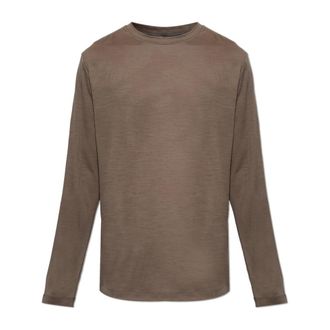 Sease Langarmshirt aus Wolle - - Tops - Herren - Braun - XL