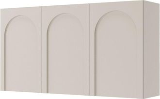 Selsey Selsey - arkadia - Sideboard 3-türig mit gefrästen Fronten, greige 150 cm