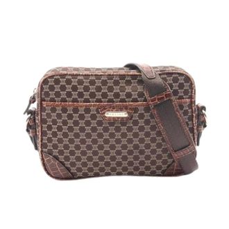 Celine Pre-owned Sac bandouli&egrave;re en toile - Femme - Pre-owned - Brun - Taille: ONE Size