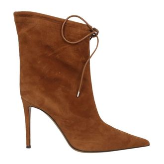Alexandre Vauthier Braune Wildleder Stiefeletten f&uuml;r Frauen - - Shoes - Damen - Braun - 38 1/2 EU