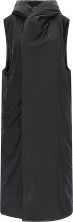 Rick Owens Hooded Liner Gilet - - Jackets - Damen - Schwarzk - XS