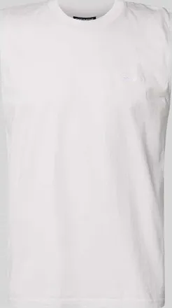 Pegador Tanktop mit Label-Stitching und Rundhalsausschnitt