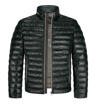 Milestone Lederjacke MSCortino Steppjacke aus Lammleder wetterbest&auml;ndig