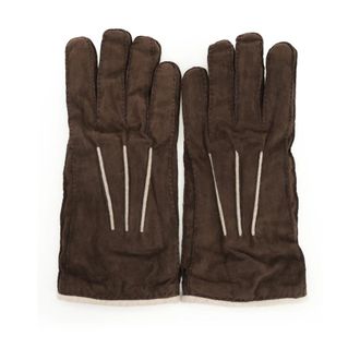 Fedeli Suede Gloves - - Accessories - Herren - Braun - 9 IN