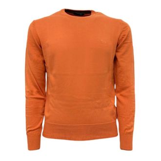 Harmont & Blaine Lang&auml;rmeliger Baumwollpullover - XL - - Knitwear - Herren - Orange - M