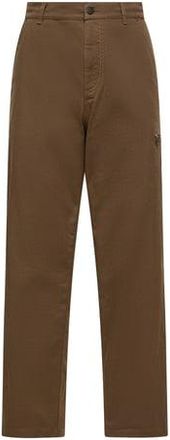 Moncler Pantalon droit en coton m&eacute;lang&eacute;