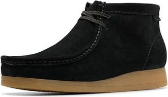 Clarks Bottes Wallaston Oxford pour homme, Daim noir, 43 EU