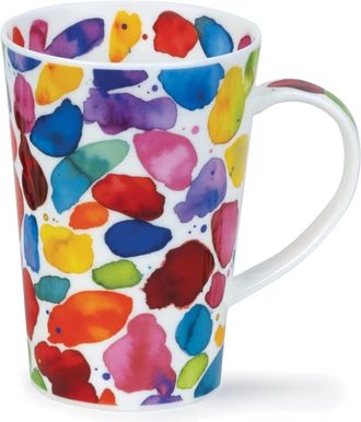 Dunoon Tasse aus feinem Porzellan Shetland-Form hergestellt in England Knochenporzellan Blobsy