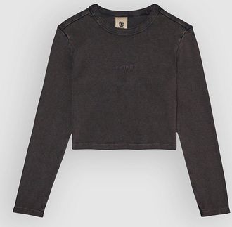 Element Lowcase Crop Strickpullover off black