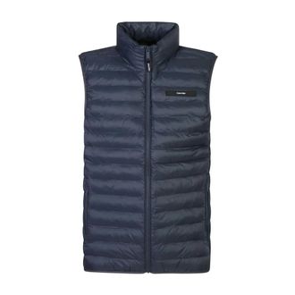 Calvin Klein Blauer Strick f&uuml;r M&auml;nner Aw24 - - Jackets - Herren - Blau - L