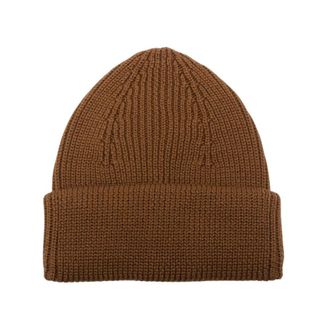 Roberto Collina Bonnet c&ocirc;tel&eacute; en maille torsad&eacute;e - Homme - Accessoires - Brun - Taille: ONE Size