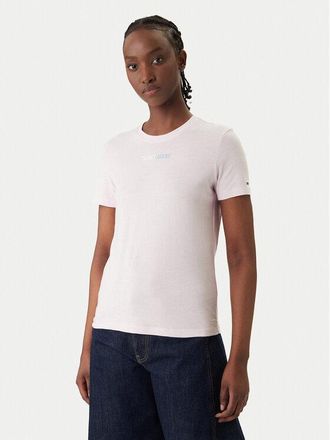 Tommy Jeans T-Shirt DW0DW22277 Rosa Regular Fit