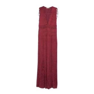 Ulla Johnson Femme, Robes, Rouge, Taille: 34 FR Tasneem Deep V Gown