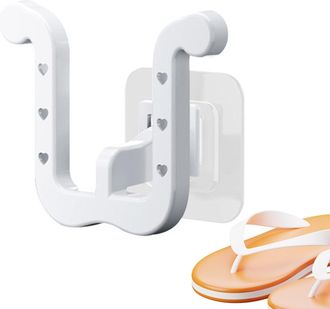 Generic Selbstklebender, platzsparend für die Wand - | Schnelles Ablassen der Schuhe, multifunktionaler Schuh-Organizer für die Badezimmer-Eingangstür. Selbst