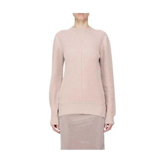 Rick Owens Fisherman Rundhals - - Knitwear - Damen - Rosa - S