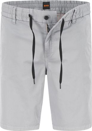 Boss Orange by Hugo Boss BOSS Orange Herren Shorts grau Baumwoll-Stretch