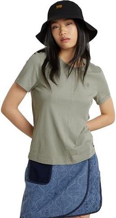 G-Star G-Star Femme Top Overdyed Front Seam, Gris (wrought iron D24499-4107-G284), XXS