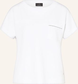 Monari Monari T-Shirt Mit Schmucksteinen weiss