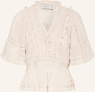 Neo Noir Neo Noir Blusenshirt Evienne Mit R&uuml;schen weiss