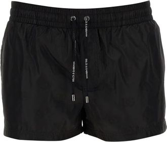 Dolce & Gabbana Boxer Corto Pochette - - Swimwear - Herren - Schwarzk - M