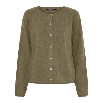 BTF-CPH Eva Kaschmir-Cardigan - - Knitwear - Damen - Gr&uuml;n - XS
