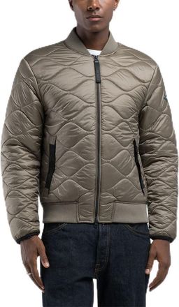 Replay Herren Bomberjacke Gesteppt, Braun (Light Mud 606), XL