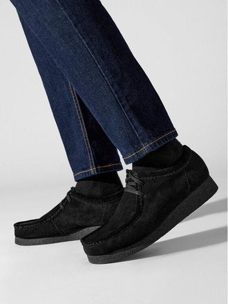 Clarks Mokassins Wallabee Evo 261728207 Schwarz