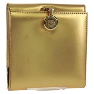 Loewe Portefeuille en cuir Pre-owned - Femme - Pre-owned - Jaune - Taille: ONE Size
