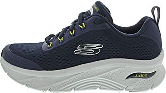 Skechers 232502 Nvlm Basket Homme, Maille Synth&eacute;tique Bleu Marine, 39 EU