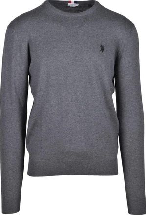 U.S.Polo Association U.s. Polo Assn., Homme, Pulls, Gris, Taille: S Maglioncino Girocollo