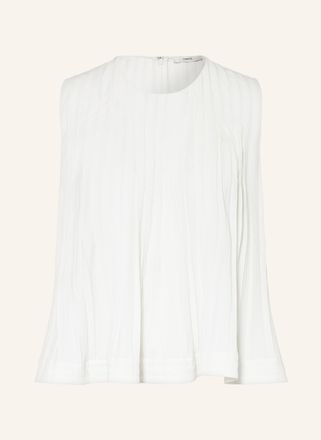 Vince Vince Blusentop Mit Plissees weiss