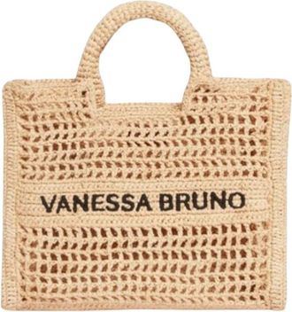 Vanessa Bruno Femme, Sacs, Beige, Taille: ONE Size Small Raffia Basket