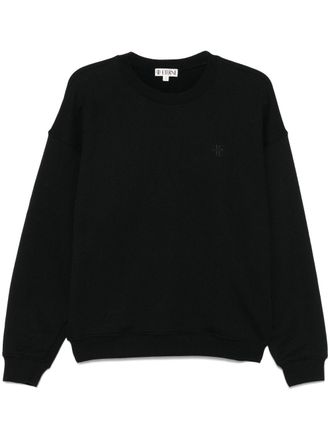 &Eacute;terne sweat &agrave; logo brod&eacute; - Noir