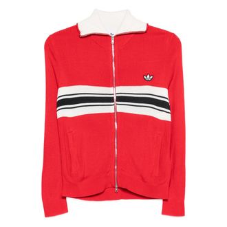 adidas Zip Striped Sweat