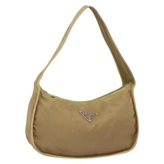 Prada Sac bandouli&egrave;re en nylon vintage Pre-owned - Femme - Pre-owned - Brun - Taille: ONE Size