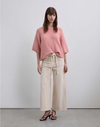 Scalpers Yala - Pantalon en velours c&ocirc;tel&eacute; - &Eacute;cru-Neutre