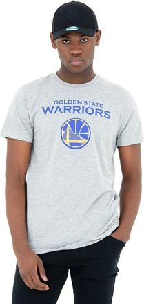 New Era NBA Golden State Warriors Team Logo T-Shirt - Grau