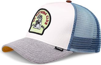 Djinns DNC Frog (white/grey/blue) - Trucker Cap Meshcap Hat Kappe M&uuml;tze Caps