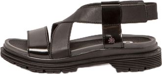 Art Damen 1553 Birmingham Flache Sandale, Schwarz, 41 EU