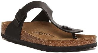 Birkenstock Gizeh Sandales &agrave; talon ouvert unisexes pour adulte - Noir - Noir, 44 EU EU
