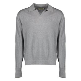 Officine G&eacute;n&eacute;rale Simone Polo - - Tops - Herren - Grau - S