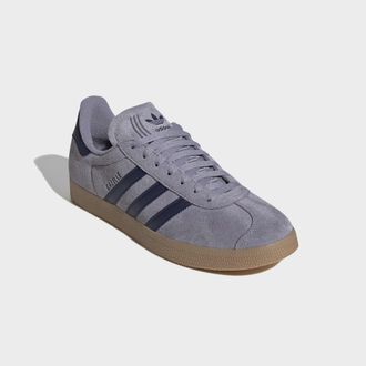 adidas Sneaker ADIDAS ORIGINALS GAZELLE, Herren, Gr. 38,5, slate, night indigo, gum4, Leder, Synthetik, Schuhe Sneaker, Topseller